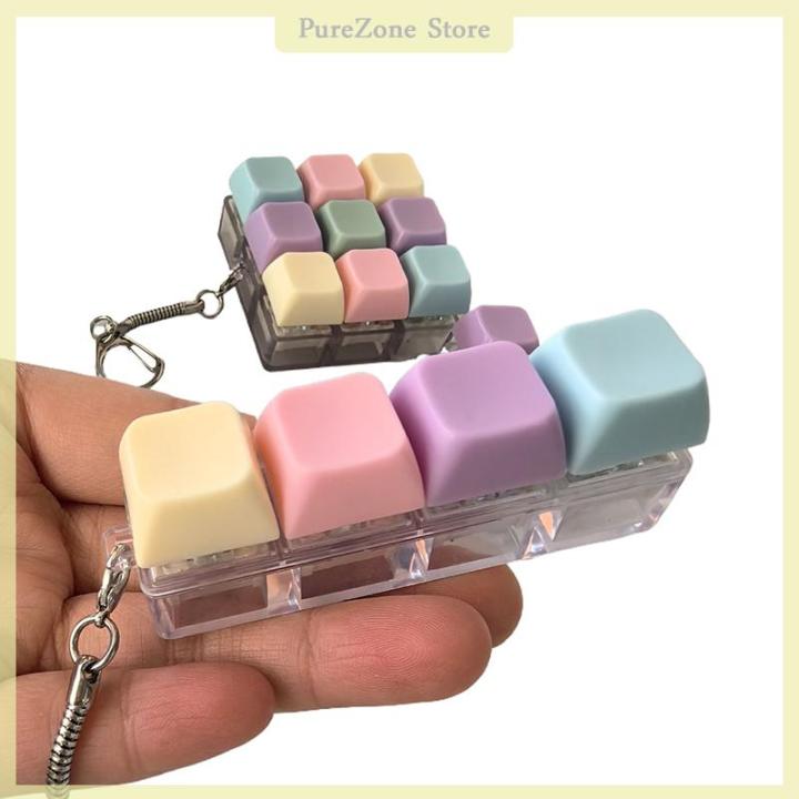 [PureZone] 1 4 5 9 Keys Mechanical Keyboard Axis Tester Fidget Button ...