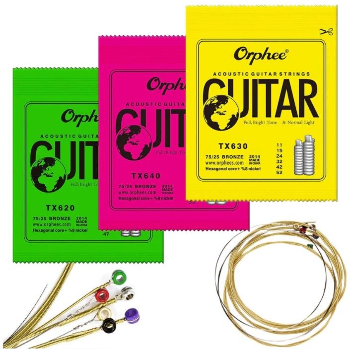 Acoustic / Classical Guitar String Orphee full set / Caye Acoustic ...