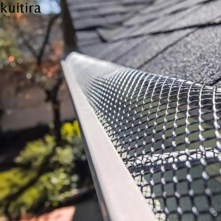 KUITIRA Grid Gutter Guard Filter Randomly Cut Prevent Blockages Gutter ...