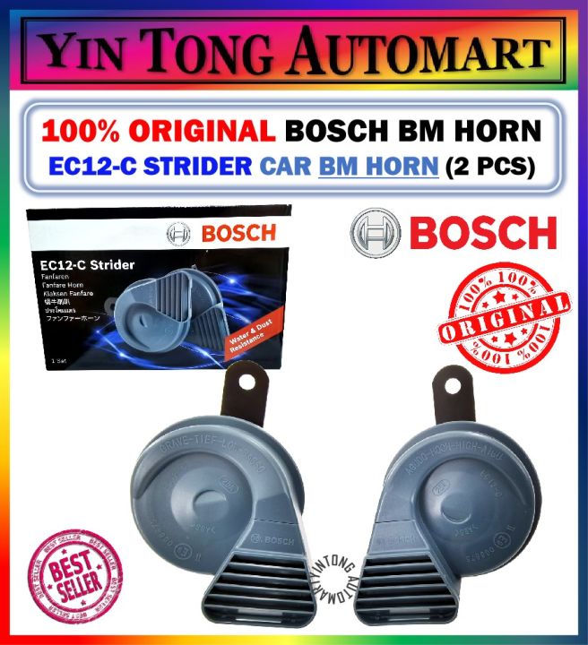100% ORIGINAL BOSCH BM Horn EC12-C Strider Car BM Horn | Lazada