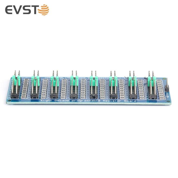 【New Arrival】8 Decade Resistor Board 1R-9999999R Programmable 0.1R SMD ...