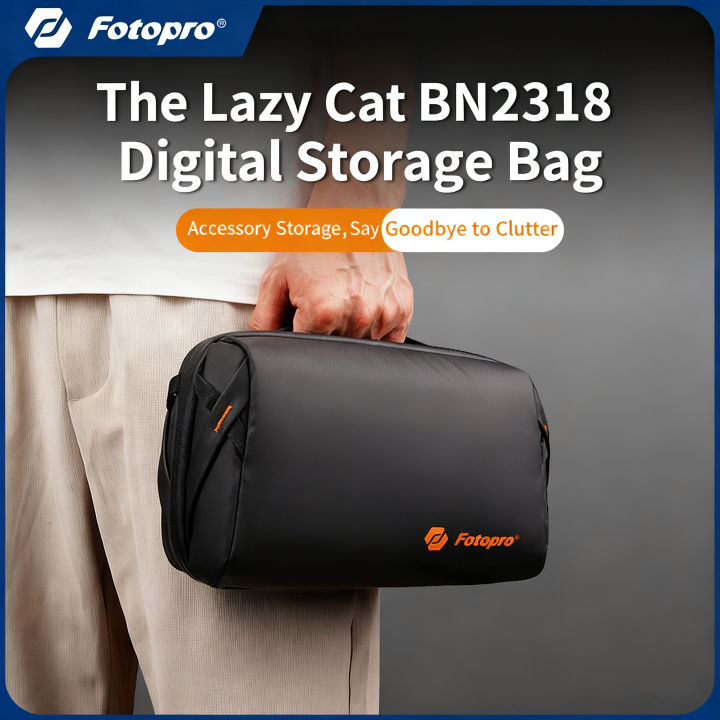 Fotopro Little Lazy Cat BN2318 Digital Storage Bag Volcanic Storage ...