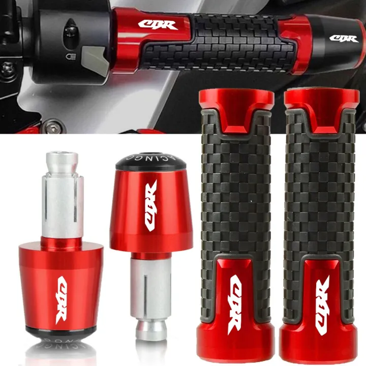 Motorcycle 22mm Handle grips handlebar grip ends Plug For Honda CBR650F ...