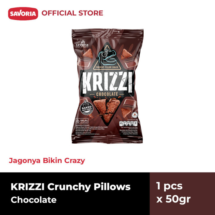 KRIZZI Chocolate - Snack Pillow Coklat 50g | Lazada Indonesia