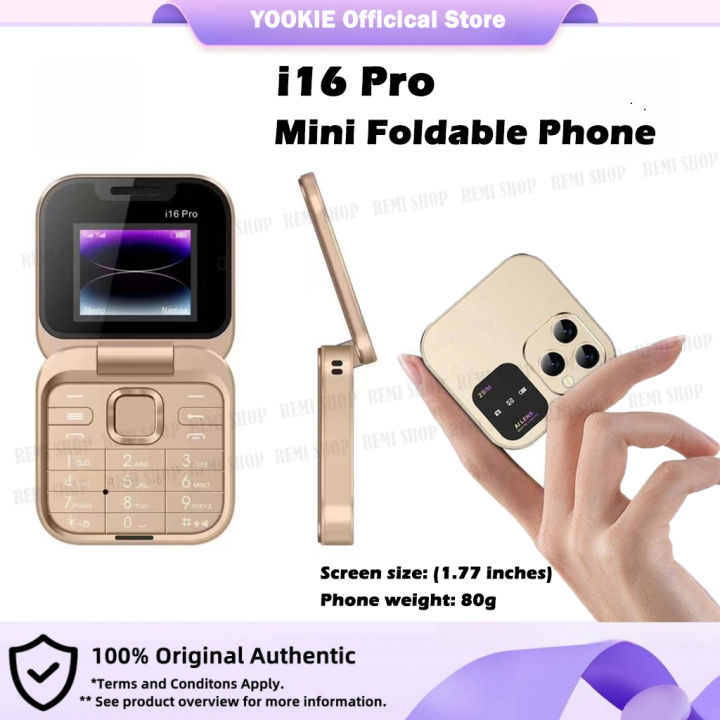 i16 Pro Flip Phone Original GSM Flip Mobile Phone Dual Card Function ...