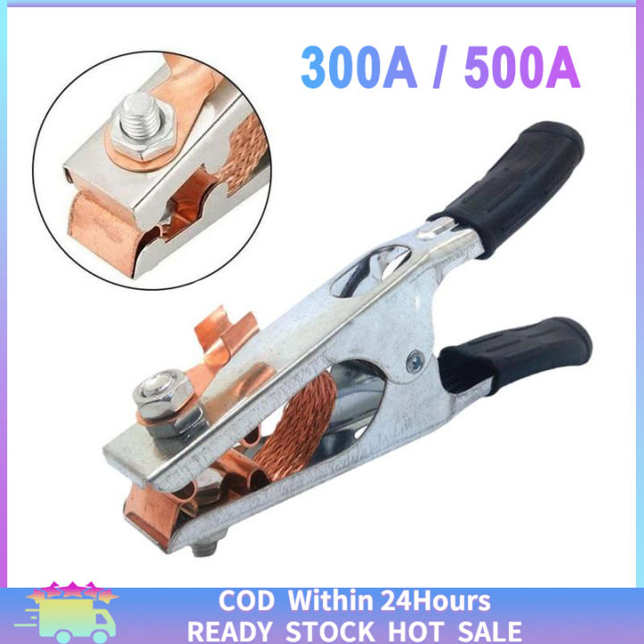 【Ready Stock】500A 300A Welding Ground Clamp Manual Welder Electrode ...