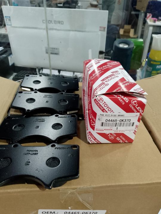 BRAKE PAD FA (04465-0K370) TOYOTA FORTUNER 2015-2020 | Lazada PH