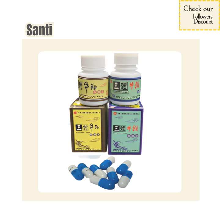 Santi yellow/blue scalper health supplement 1Box/9capsules | Lazada PH