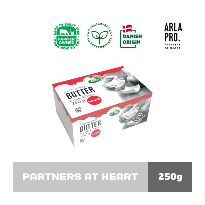 Arla Pro Pure Creamery Unsalted Butter 250G | Lazada Singapore