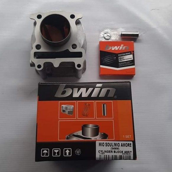 CYLINDER BLOCK MIO AMORE/SPORTY/MIO1/MIO SOUL CARB 115 54mm WITH GASKET ...