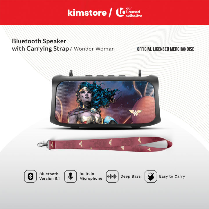 Justice League Officially-Licensed Bluetooth Speaker With Carrying ...