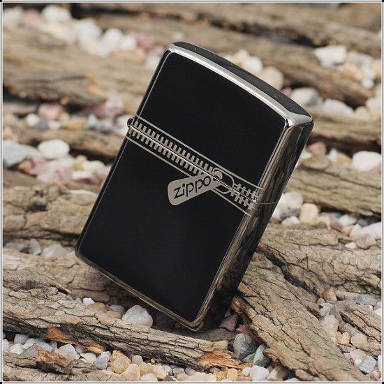 Korek Api Zippo Black Glossy Zipper Grade Super | Lazada Indonesia