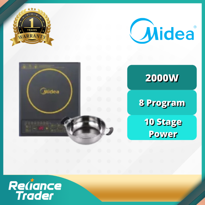 Midea CT20–RT2002 Induction Cooker 2000W | Lazada