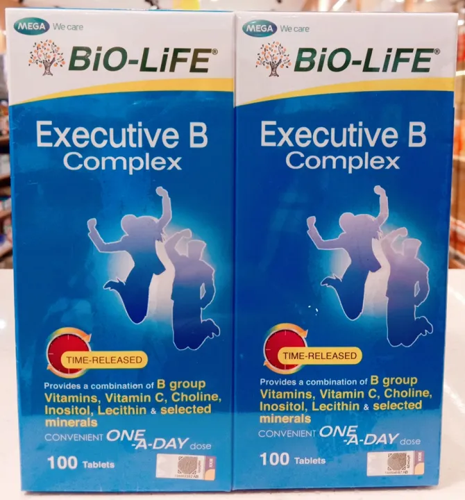 BIO-LIFE EXECUTIVE B COMPLEX 2 X 100 TABLETS EXP 05/2026 | Lazada