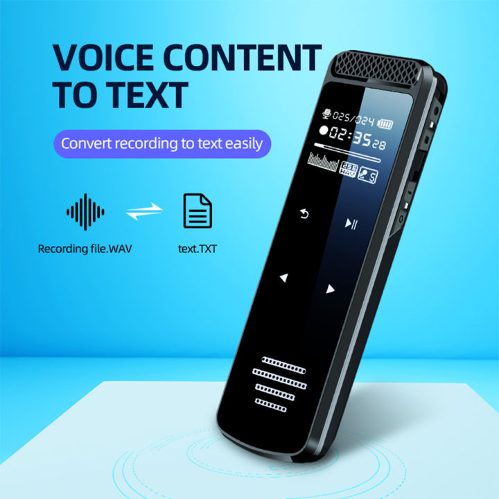 In Stock Digital Voice Recorder Noise Reduce Activated Dictaphone Sound ...