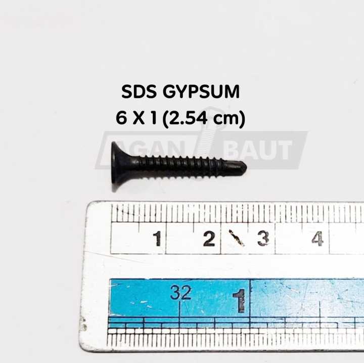 [PER 100 PCS] Sekrup / Skrup SDS Gypsum / SDS Drywall Screw 6 X 1 (2.54 ...