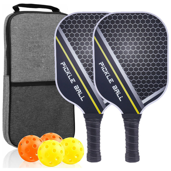 Pickleball Paddles Set-Graphite Carbon Fiber Usapa Approved Lightweight ...