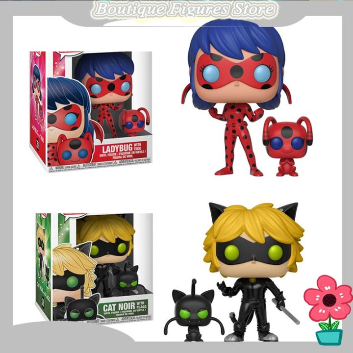 Miraculous Ladybug With Tikki#359 Cat Noir With Plagg Action Figure ...