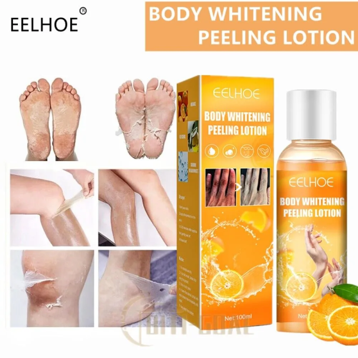 EELHOE 100ml Peel Peeling Lotion Body Dark Skin Whiten Brightening for ...