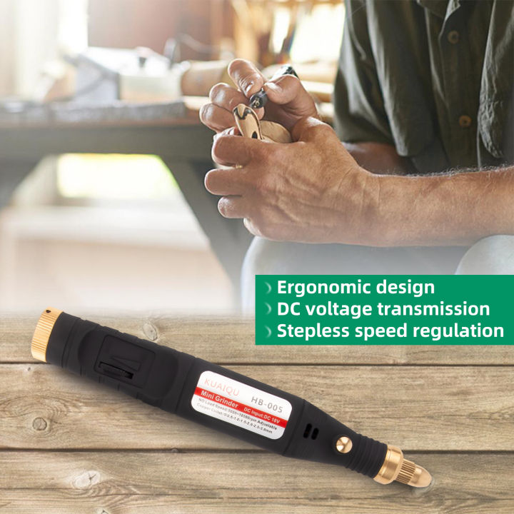 100pcs kits 18V Portable Mini Electric 5000~18000rpm Grinder Engraving ...