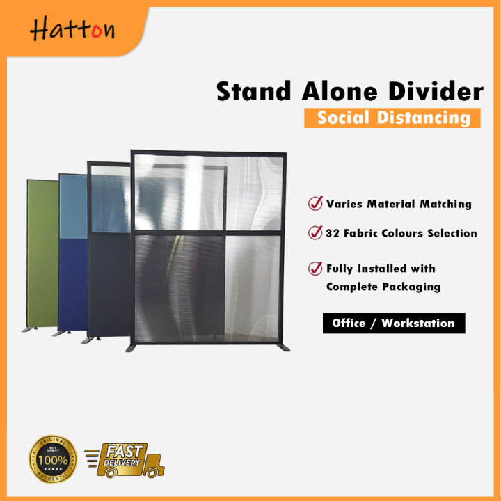Hatton Stand Alone Partition | Stand Alone Screen Dividers | Social ...