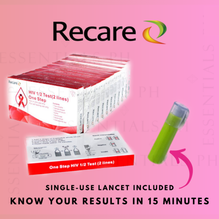 Recare Philippines HIV Test Kit - EU Compliant and ISO Certified ...