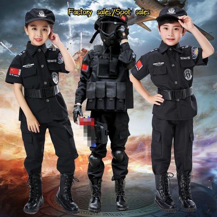 BBMMHH Children, police clothes, SWAT military uniforms, special forces ...