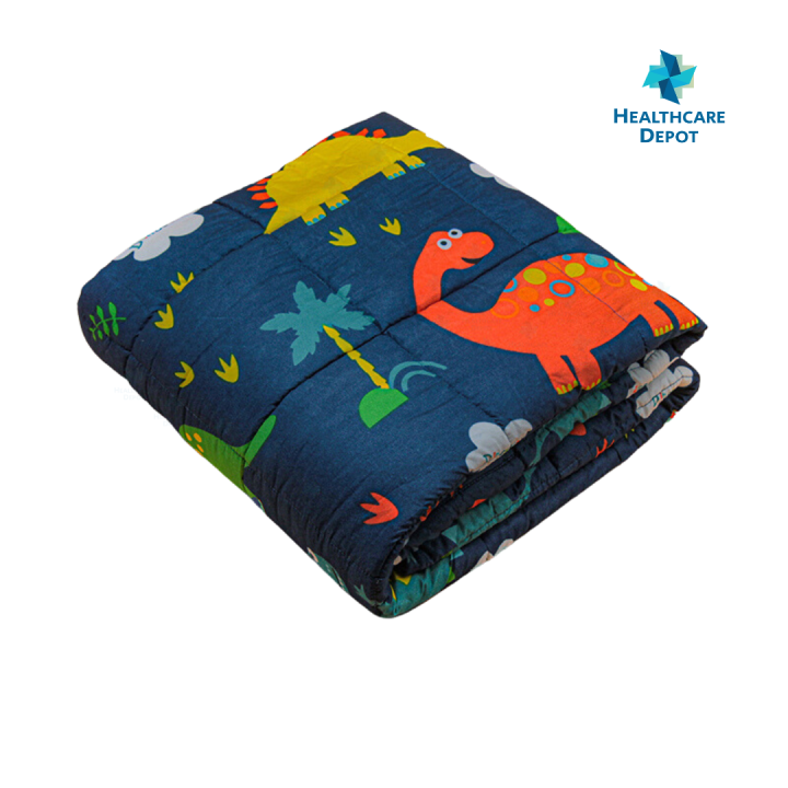 Healthcare Depot's Minky Fiber & Microfiber Weighted Blanket for Kids ...