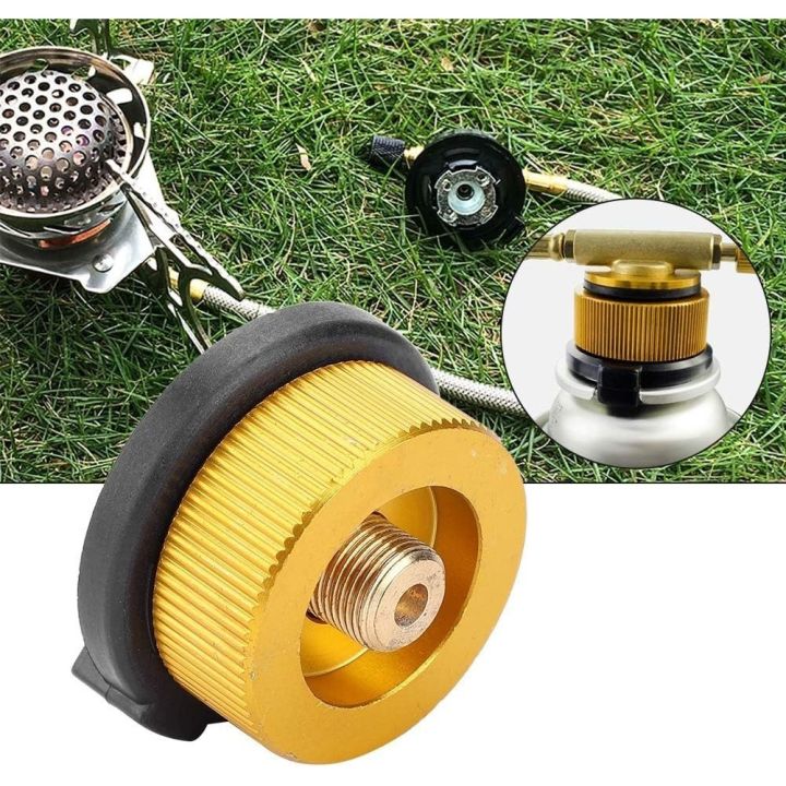 Camping Butane Adapter Gas Stove Burner Connector Converter Canister ...