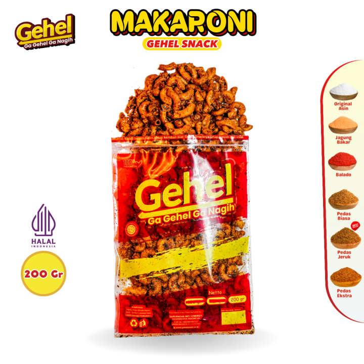 Gehel Makaroni 200gr - Makanan Ringan (Grosir) | Lazada Indonesia