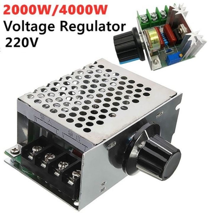 Regulador De Voltaje 2000W SCR Voltage Regulator Motor Speed Controller ...