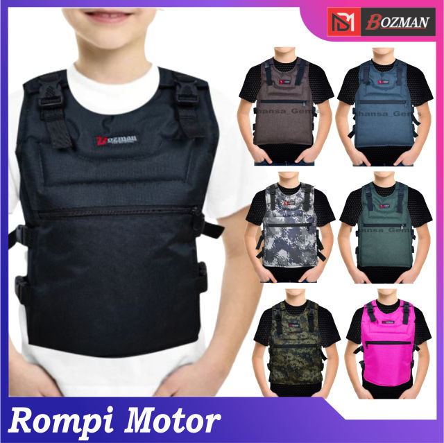 Rompi Motor Anak Premium Anti Angin Pelindung Dada Anak | Lazada Indonesia