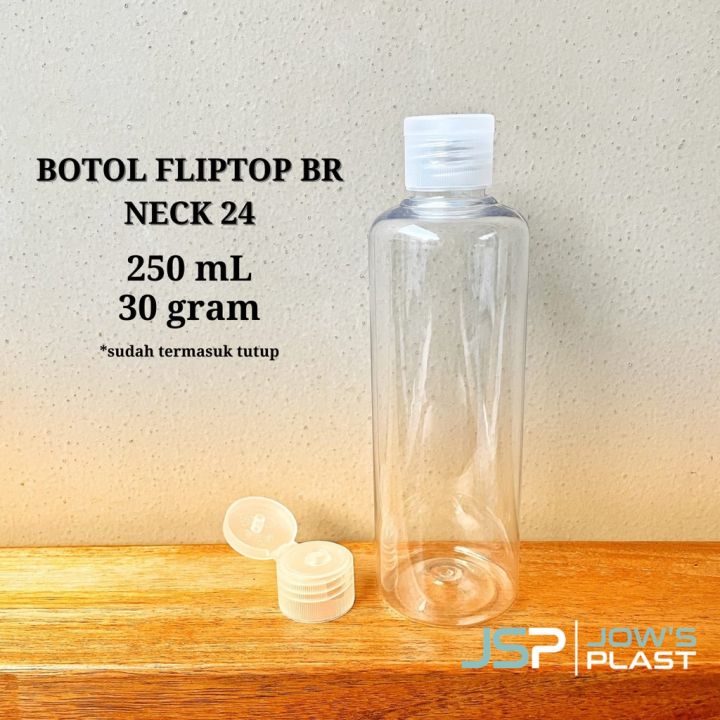 Botol Fliptop BENING TEBAL 250 mL | Botol PET BR Neck 24 250 mL | Lazada Indonesia