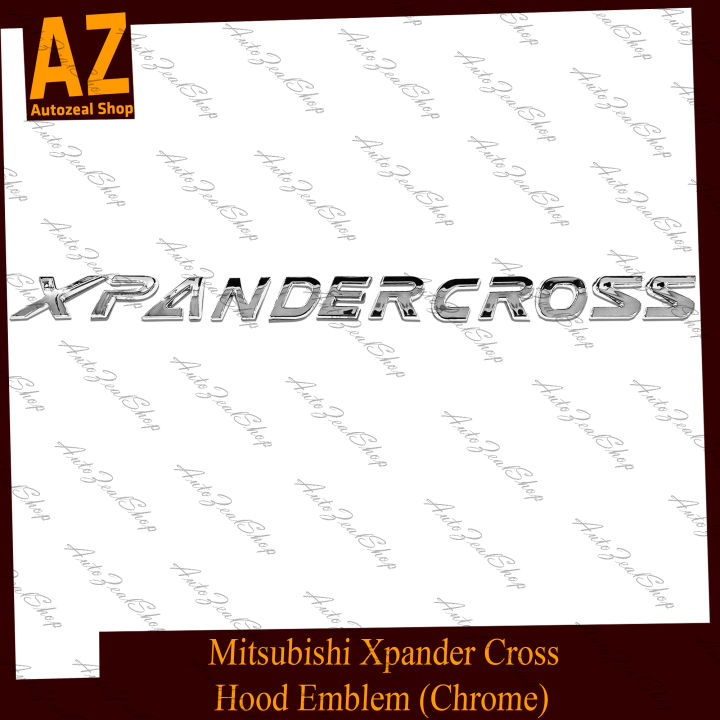 Mitsubishi Xpander Cross Hood Emblem (Chrome) | Lazada PH