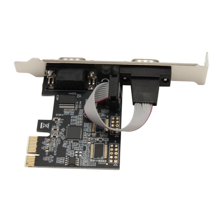 [liz]-Chipest AX99100 Chipset RS232 Serial COM& DB25 Printer Parallel Port LPT to PCI Riser Card ...