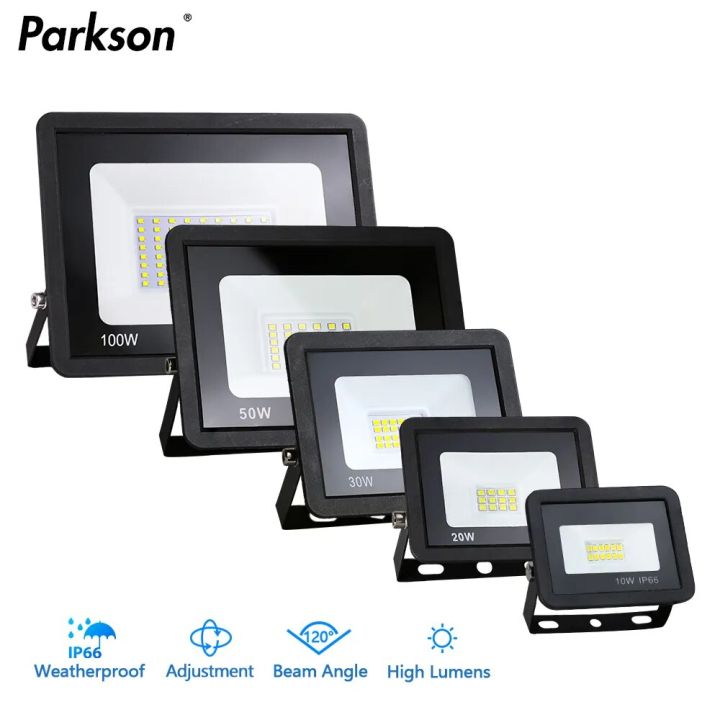 LED Flood Light 10W 20W 30W 50W 100W AC 220V LED Floodlight IP66 Waterproof Reflector Spotlight ...