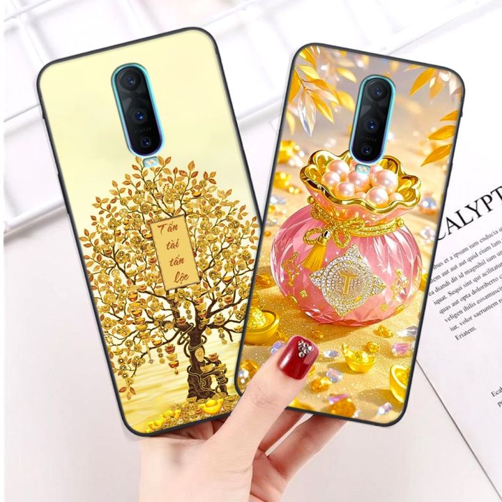Ốp lưng cho Oppo R17 in hình vạn sự bình an,tài lộc,phú quý SIÊU ĐẸP ...