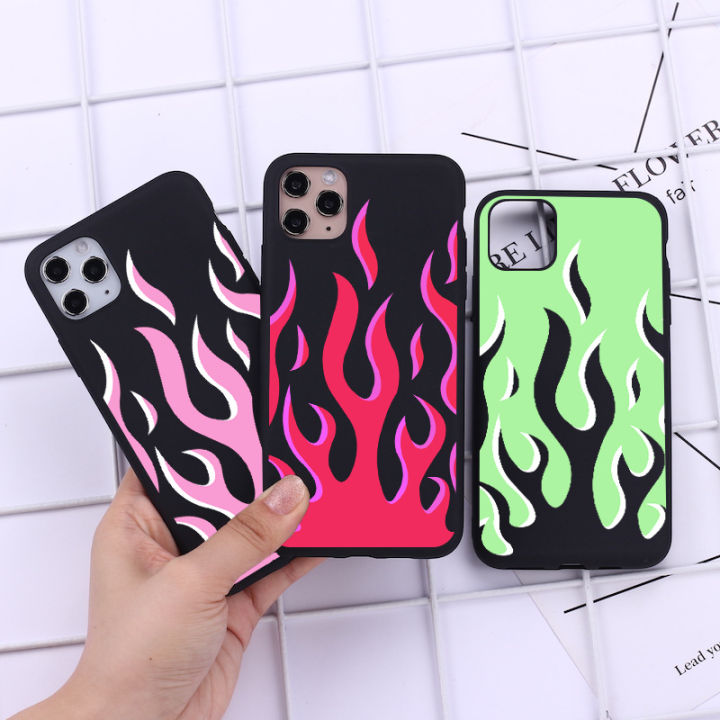 Flame Pattern Phone Case TECNO Camon 30 20 18P 16 16SE Pova NEO3 5 Pro ...