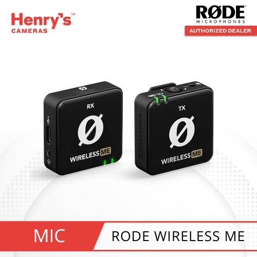 RODE WIRELESS ME COMPACT WIRELESS MICROPHONE SYSTEM - HENRY'S CAMERAS ...