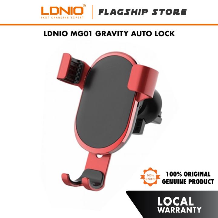 LDNIO MG01 Gravity Auto Lock and Release Air Vent Car Mount | Lazada
