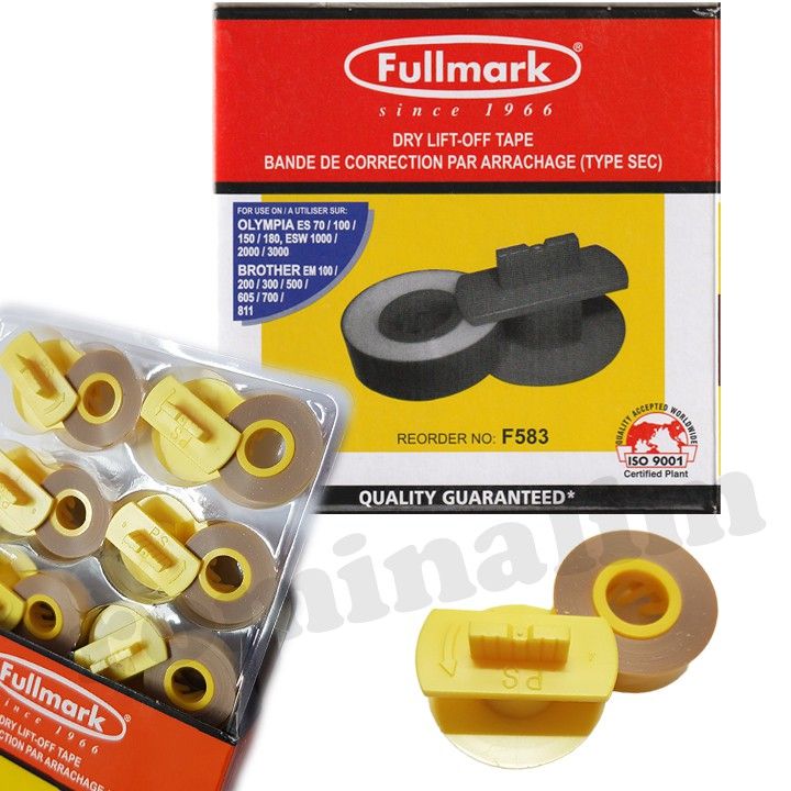 Fullmark Dry Lift-off Tape Typewriter Eraser Ribbon F583 Olympia ...