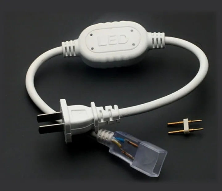 220v plug for single colored LED lights strip light LED strip lighting ...