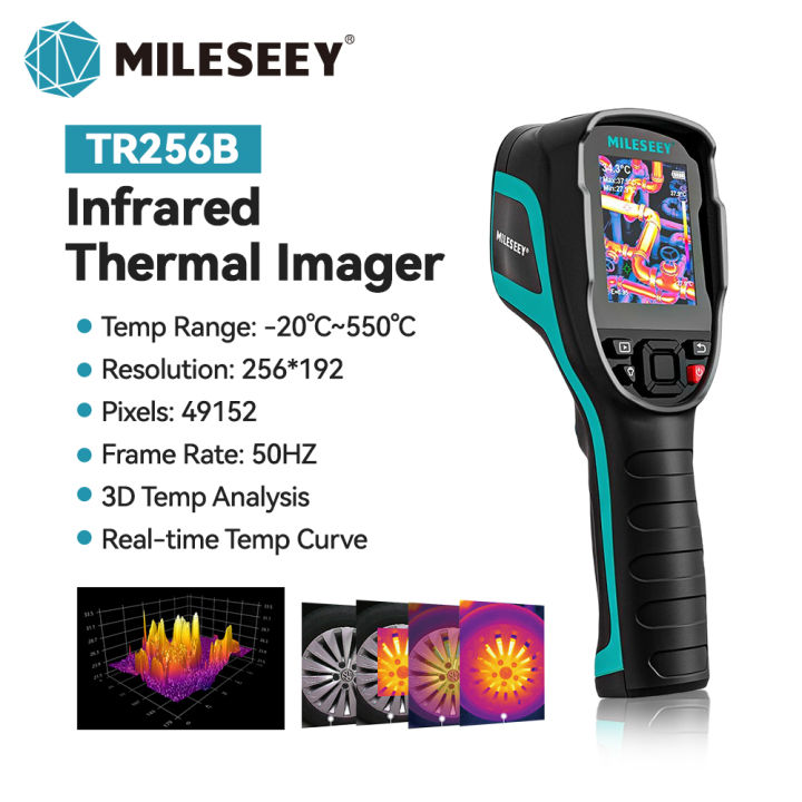 Mileseey TR256B TR256E IR Thermal Imager Camera 256*192 Resolution 7 ...