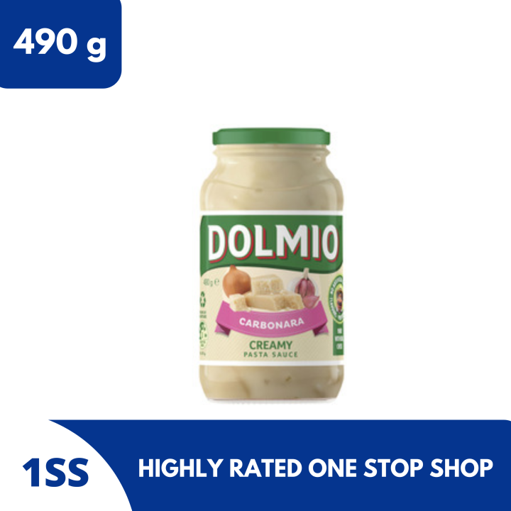 Dolmio Carbonara Creamy Pasta Sauce, 490g | Lazada PH