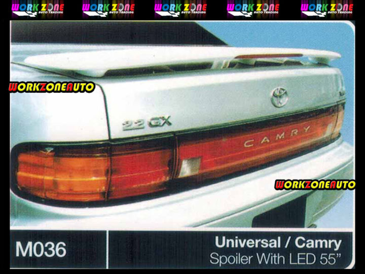 M036 Toyota Camry & Universal 55 Inches Fiber Spoiler With Long LED ...