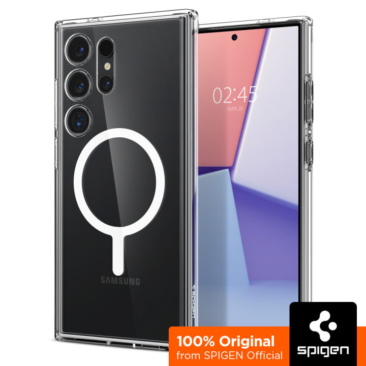 SPIGEN Case for Galaxy S24 Ultra [Ultra Hybrid OneTap Metal Ring Mag ...