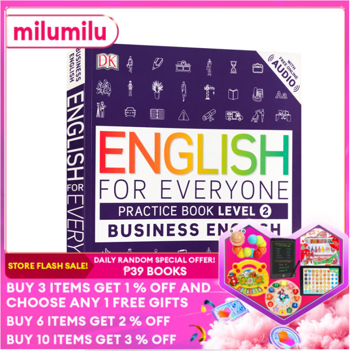 milu English for Everyone Business English Level 2 Practice Book 2 Exercise Book Textbook ...