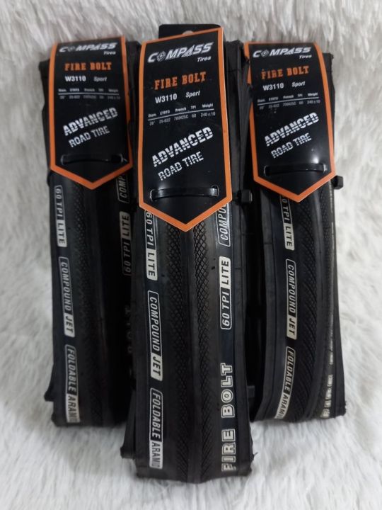 COMPASS 700 X 25C W3110 FIRE BOLT HIGH QUALITY COMPASS BICYCLE TIRES ...
