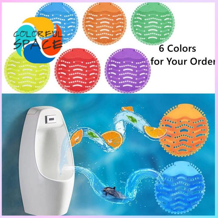 Fits Most Urinal Screens Deodorizer Easy to Use Anti Splash Urinal Mats ...