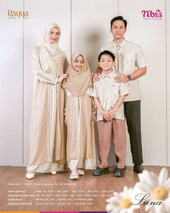 SARIMBIT RAYYA SERIES 2025 LUNA CREAM NIBRAS | Lazada Indonesia